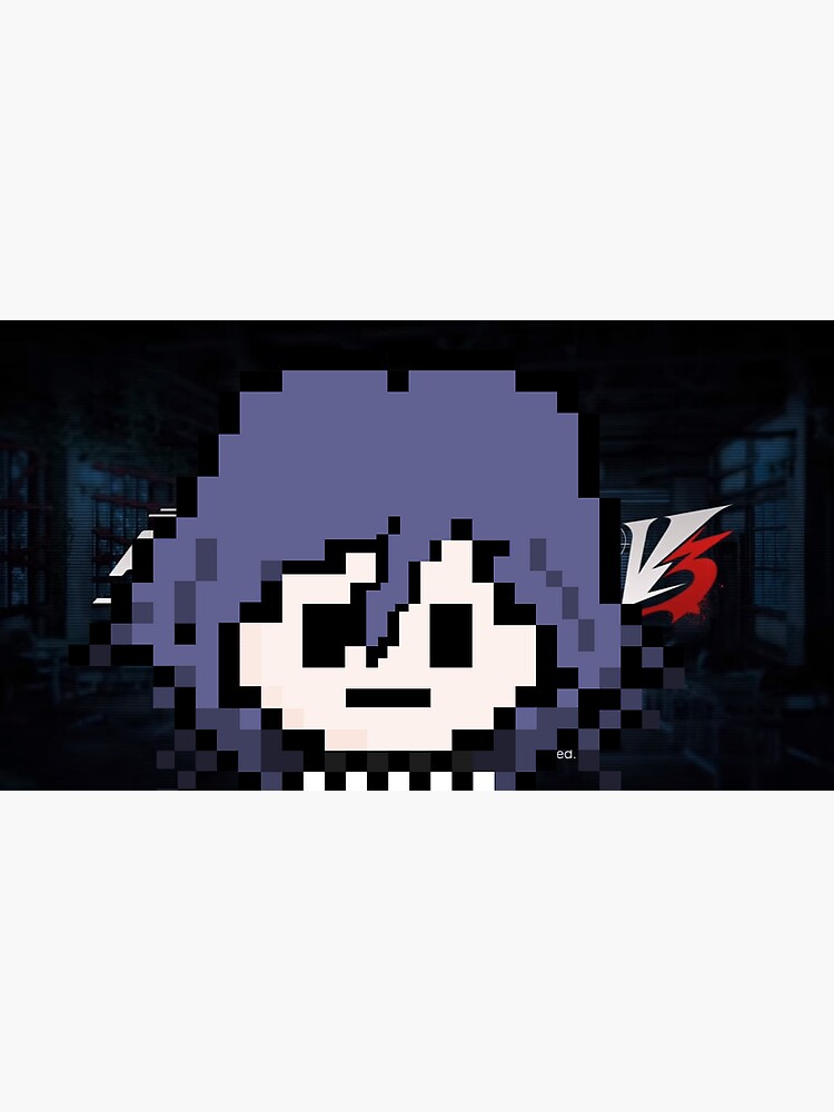 "Danganronpa v3 Ooma wallpaper version 2" Sticker by Chillice9 | Redbubble