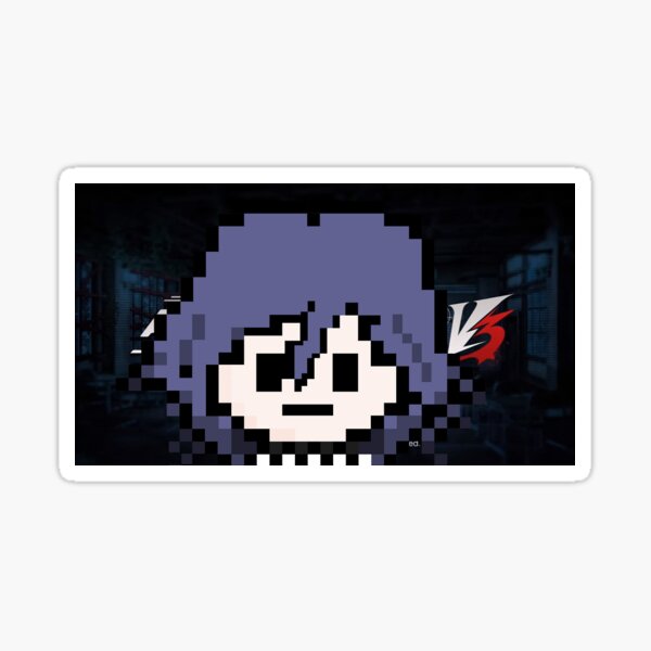 "Danganronpa v3 Ooma wallpaper version 2" Sticker by Chillice9 | Redbubble
