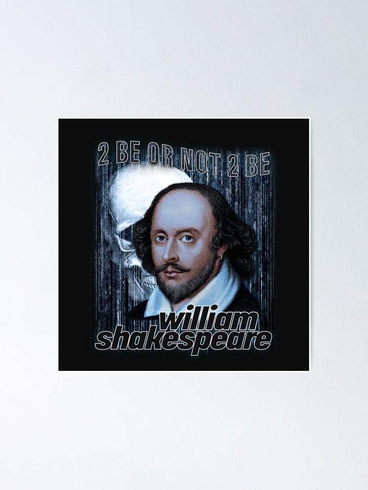 "William Shakespeare Bootleg 90s Hip Hop T-shirt" Poster for Sale by ...