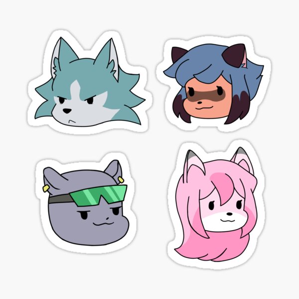 "Chibi BNA Characters" Sticker for Sale by Jaytaku | Redbubble
