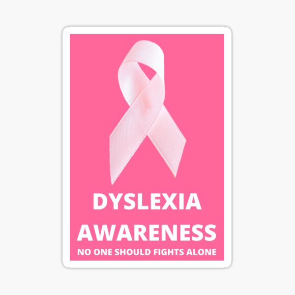 "World Dyslexia Awareness Day " Sticker for Sale by PixelArtDesign ...