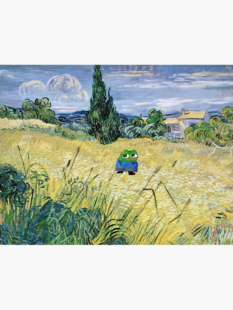 Pegatina «Pepe van gogh» de ok-consumer | Redbubble