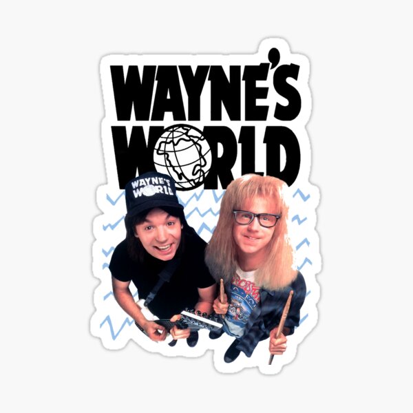 "90 S Waynes World Party Time Excellent" Sticker for Sale by ...