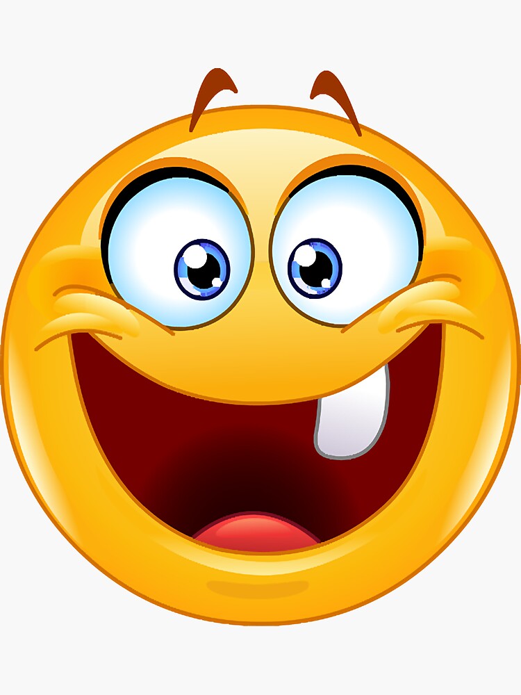 "One Tooth Emoji " Sticker for Sale by TejSlaboda86 | Redbubble