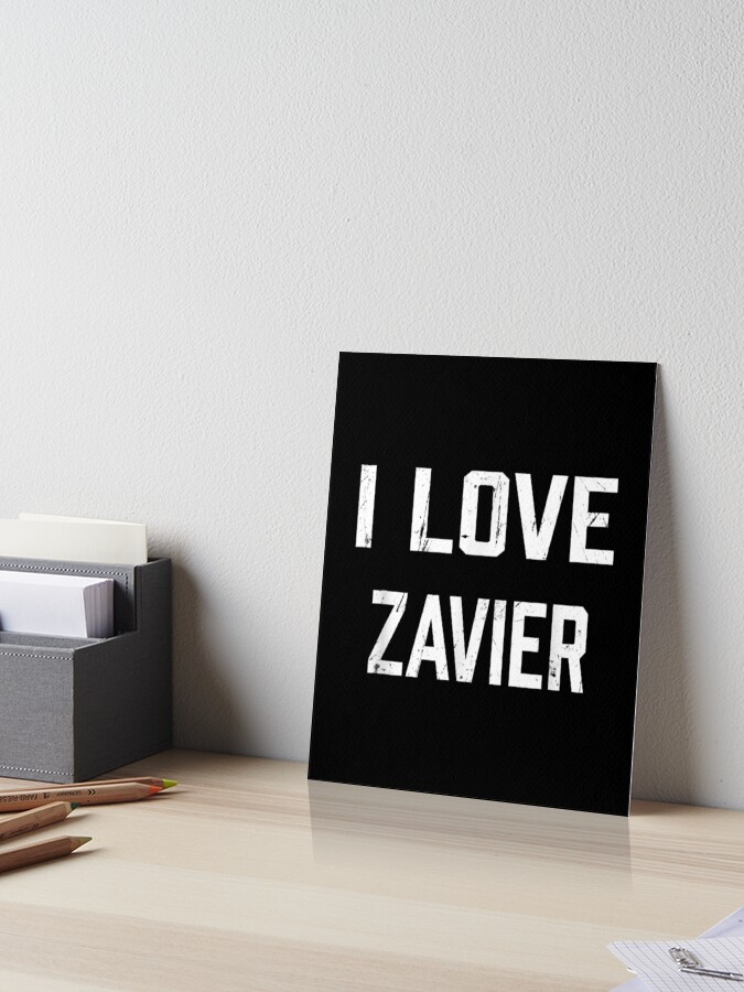 " Love Zavier Family Daughter Girl Baby Name" Art Board Print for Sale ...