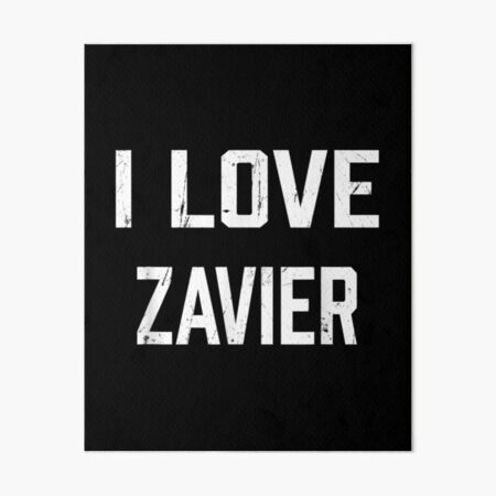 " Love Zavier Family Daughter Girl Baby Name" Art Board Print for Sale ...