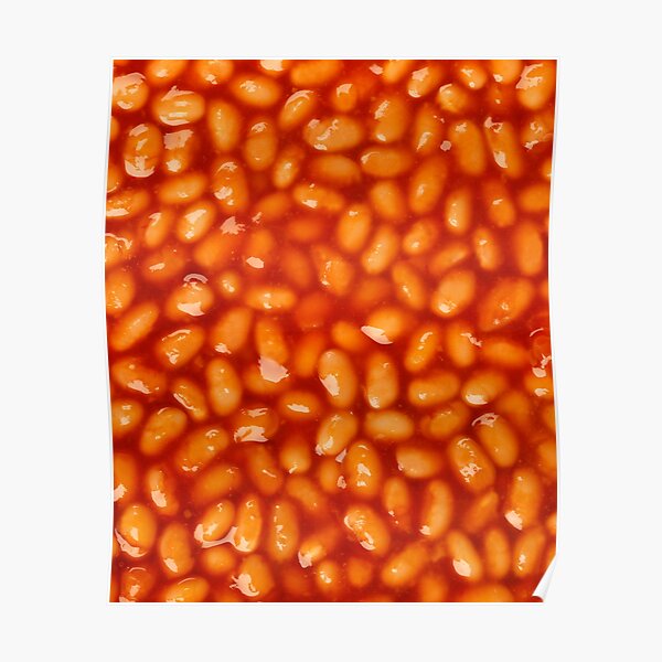 "Baked Beans Funny Design Tasty mouth watering Baked Beans Cool Food ...