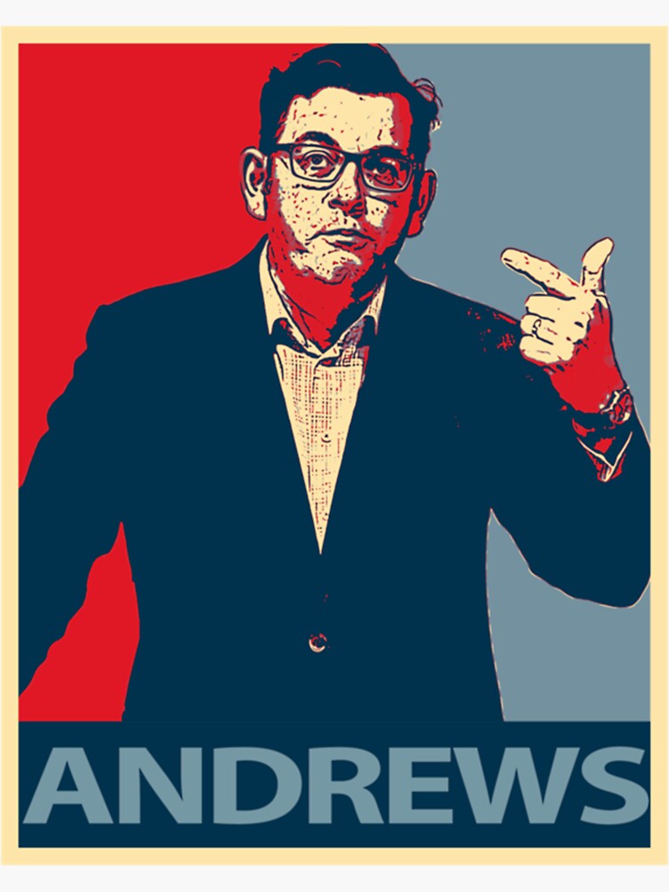 "Dan Andrews Classic " Sticker for Sale by Mapply | Redbubble