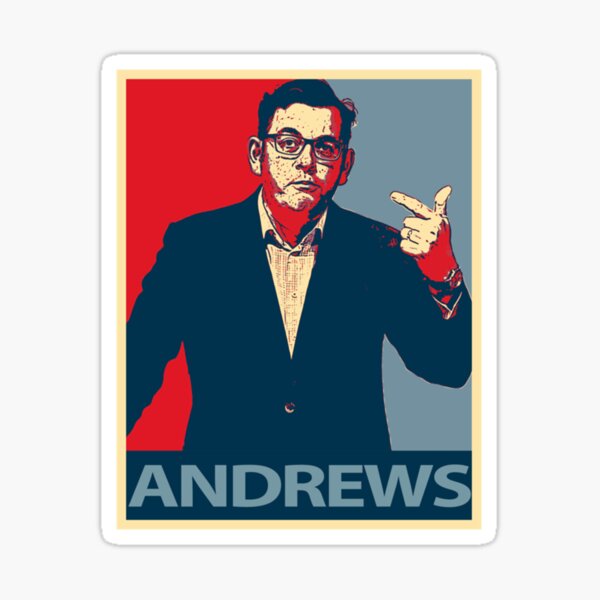 "Dan Andrews Classic " Sticker for Sale by Mapply | Redbubble