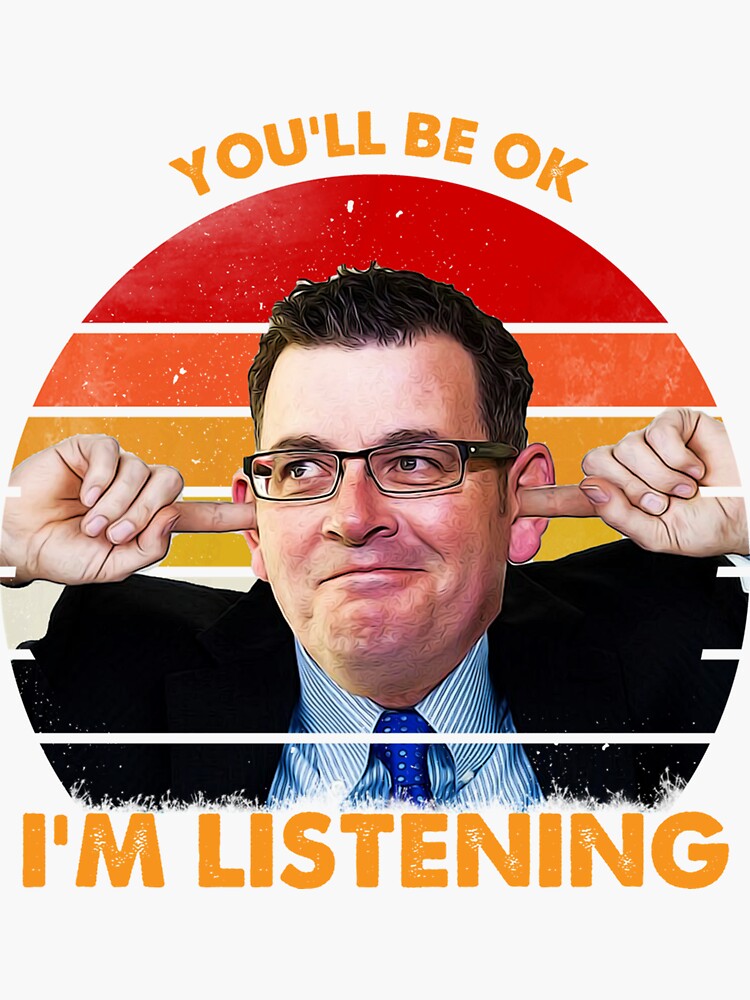 "dan andrews meme you will be ok " Sticker for Sale by Mapply | Redbubble