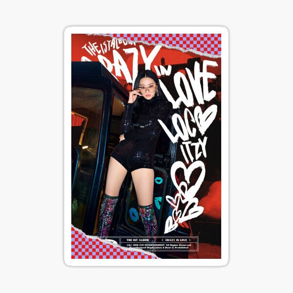 "ITZY "Loco" Concept Image CRAZY IN LOVE - Shin Ryujin / STICKERS K-POP ...