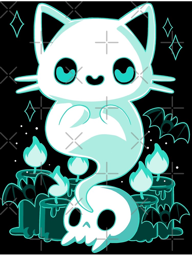 Ghost Cat Background