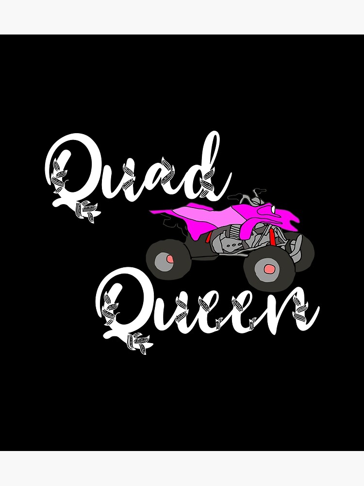 Poster « Quad Queen Atv Quad Biker Girl Driving Four Wheeler Bikes ...