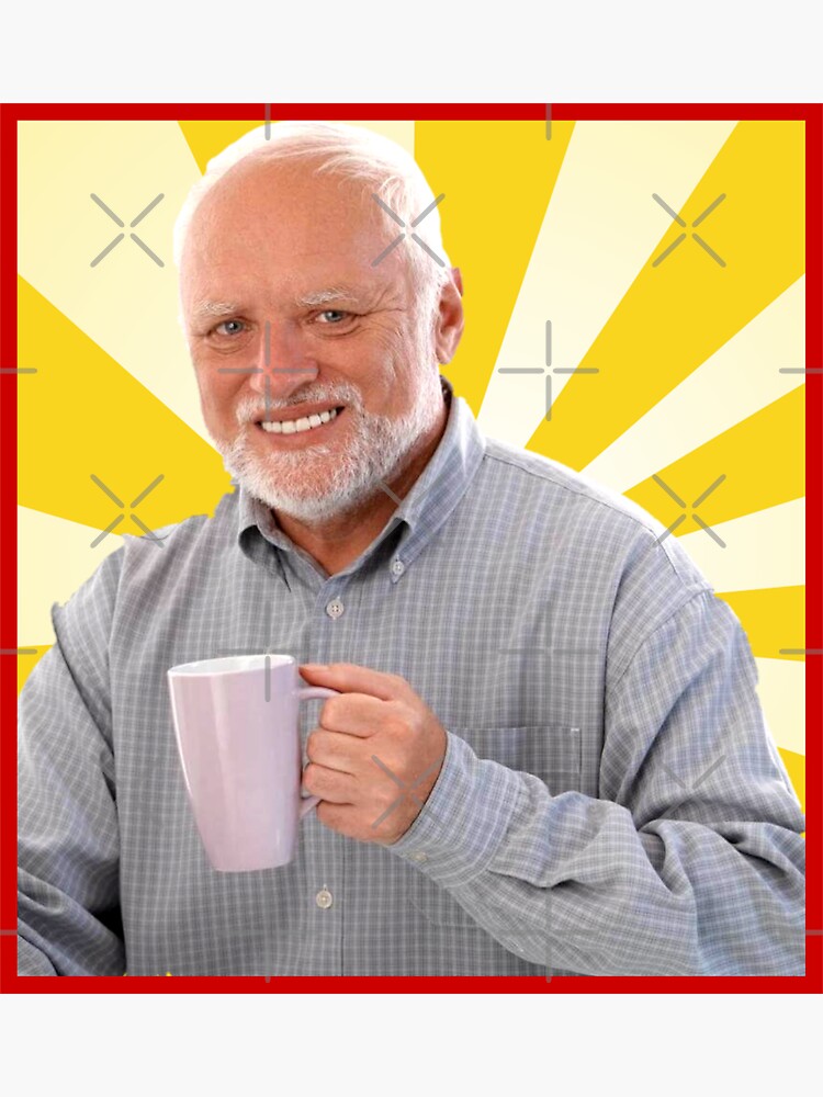 "Hide the pain, Harold" Sticker for Sale by yeppashop | Redbubble