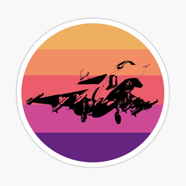 "Retro Jet" Sticker for Sale by GentWarrior | Redbubble