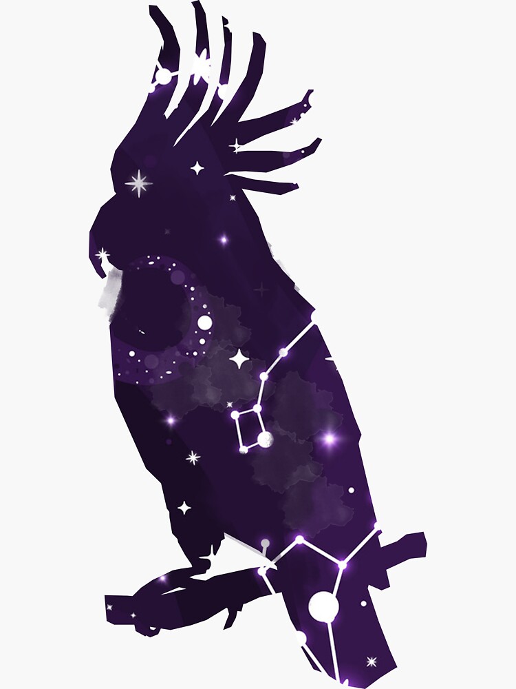 "Bird Constellations Watercolor Design" Sticker for Sale by spacestuff ...