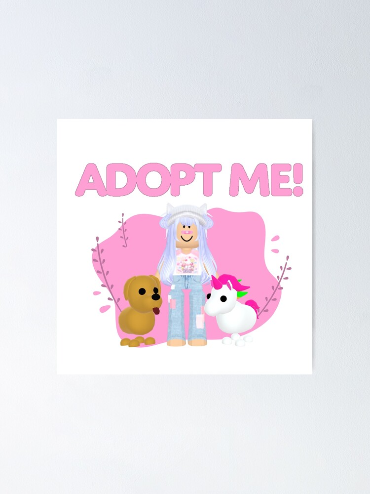 "Roblox Adopt me" Poster for Sale by sunlinny | Redbubble