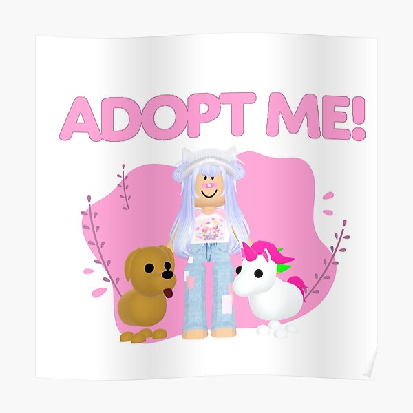 "Roblox Adopt me" Poster for Sale by sunlinny | Redbubble