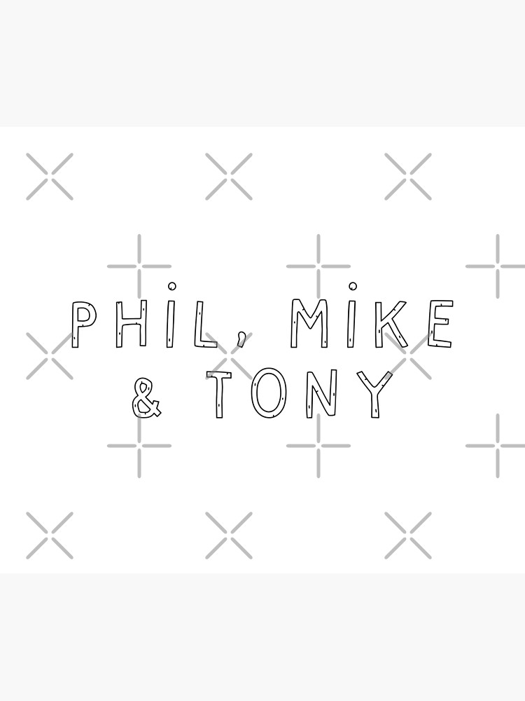 "Phil, Mike & Tony" Poster by DAFTFISH | Redbubble