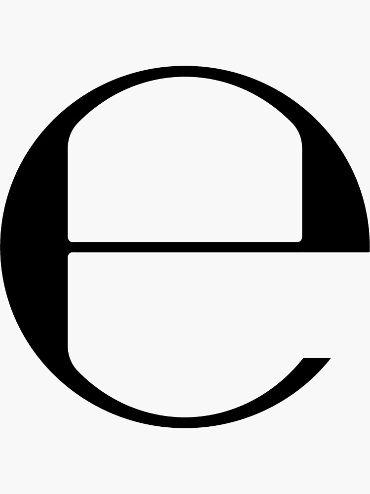 "ECCO2K" Sticker by Yvettewatson | Redbubble