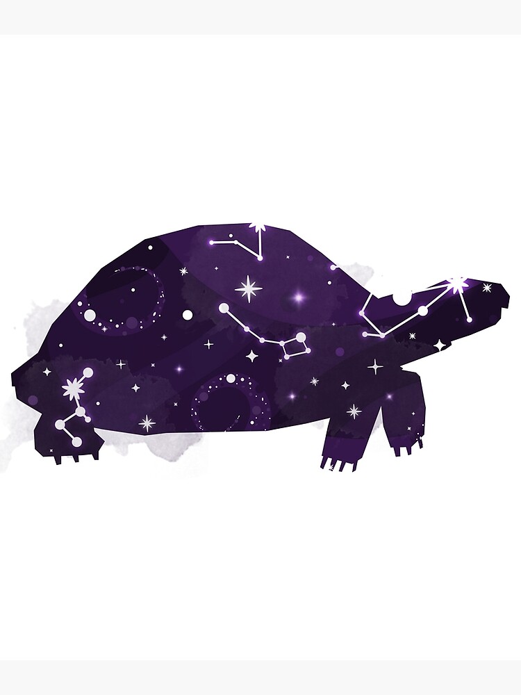 "Tortoise Constellations Watercolor Design" Poster for Sale by ...