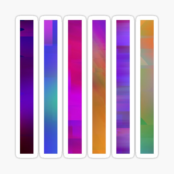 "Colorful Journaling / Planner Tape Sticker Pack - set of 6 stickers ...