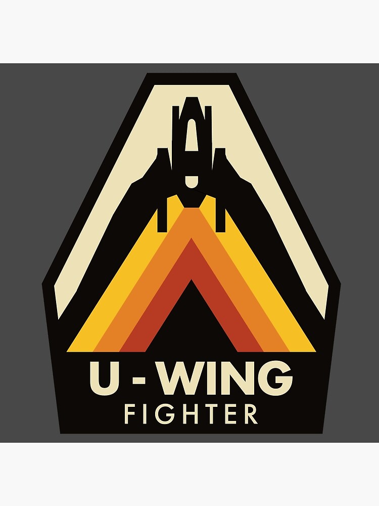 "U-Wing Fighter Patch" Poster by Vargles | Redbubble