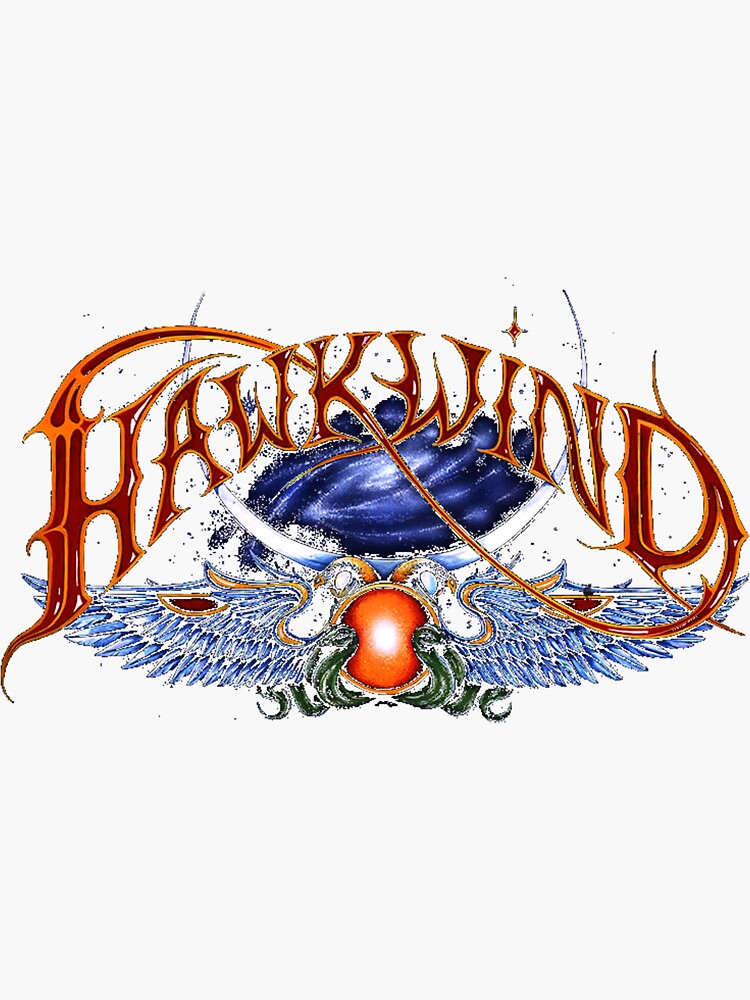 "space HAWKWIND " Sticker for Sale by topanslas | Redbubble