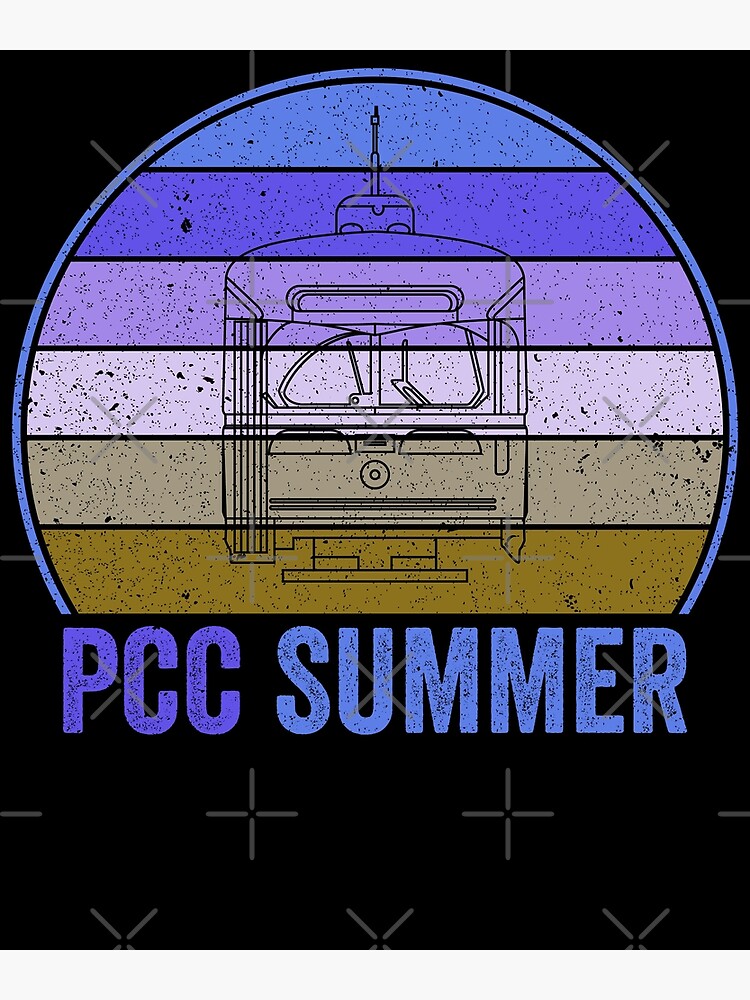"PCC Street Car Summer 2" Poster by Green-over-red | Redbubble