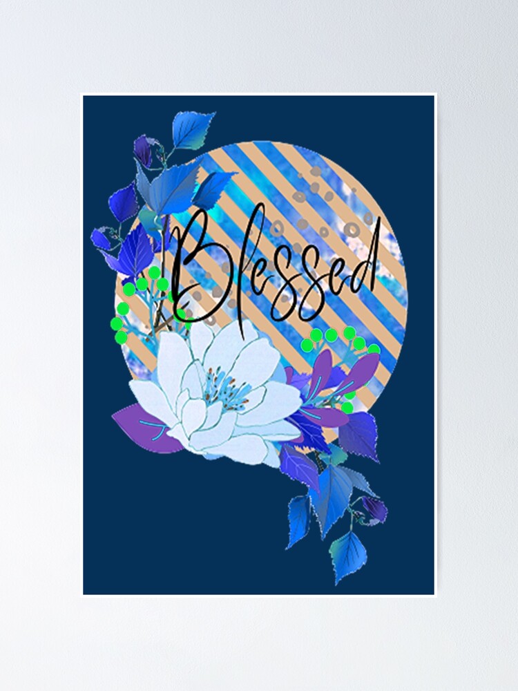 " Blessed Botanical Abstract Design, nr 3, Graphic Psychedelic Abstract ...