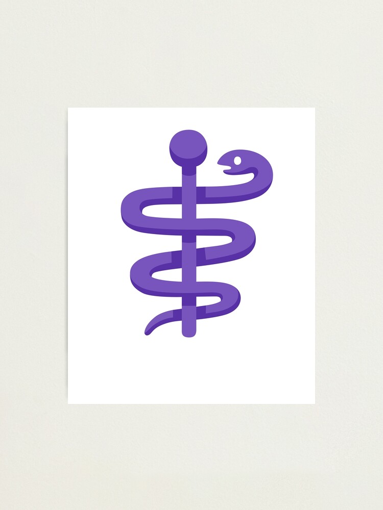 "Medizinisches Symbol Stab des Aesculapius Aesculapius Asklepios Stab ...