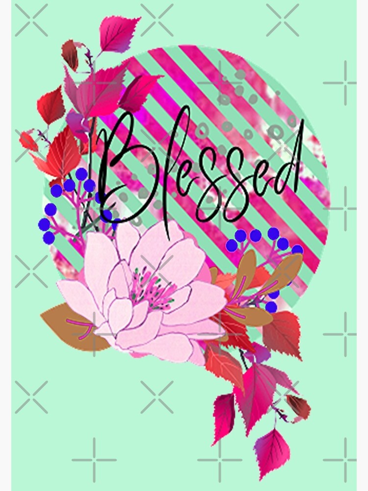 "Blessed Botanical Abstract Design, nr 4, Graphic Psychedelic Abstract ...
