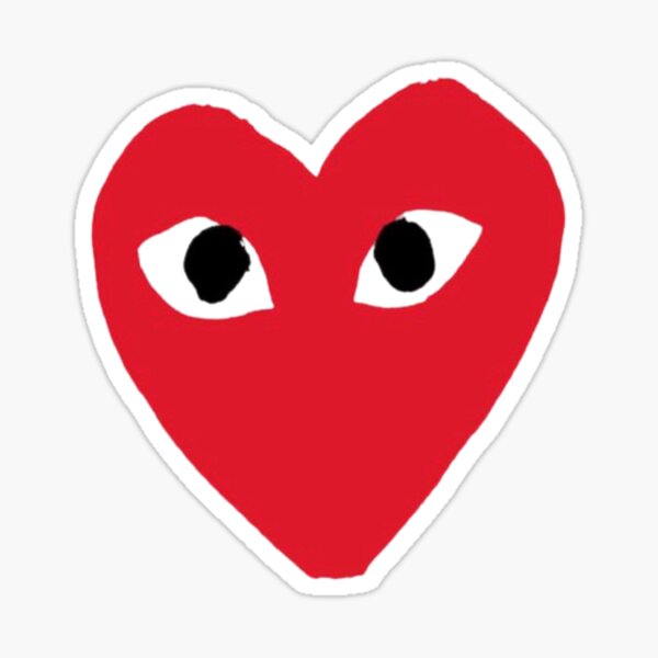 "Red heart" Sticker for Sale by ilyyysooomm | Redbubble