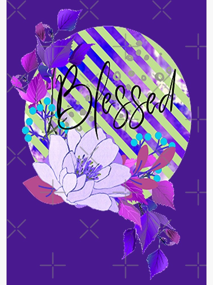 "Blessed Botanical Abstract Design, nr 5, Graphic Psychedelic Abstract ...