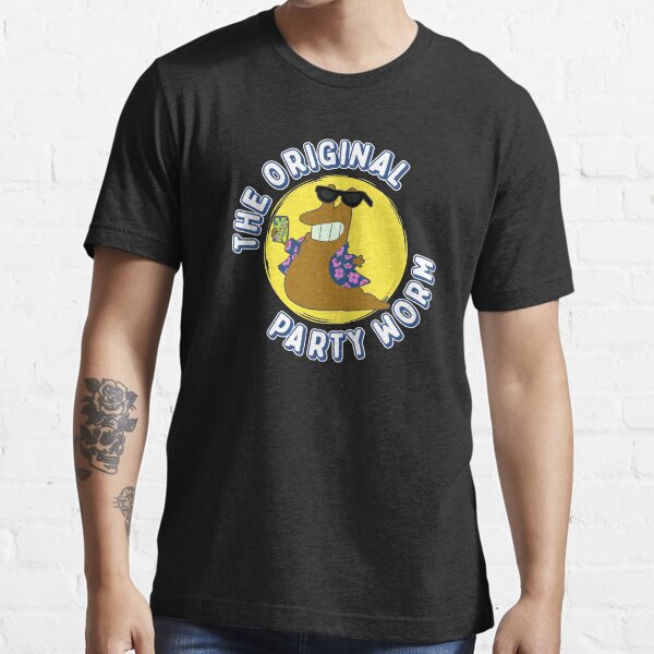 "The Original Party Worm 3" T-shirt for Sale by SpaceDat120 | Redbubble ...