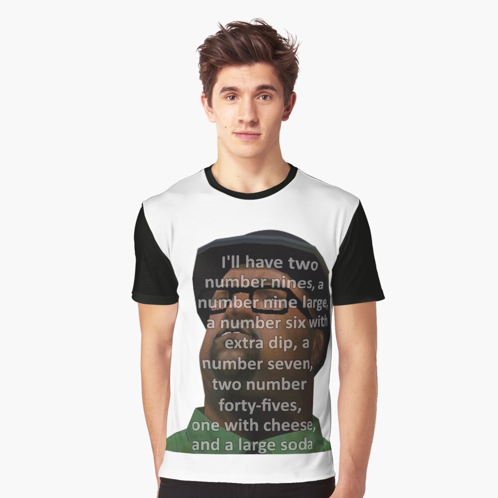 "Big Smoke (two number 9s)" T-shirt for Sale by toptrenddesigns ...