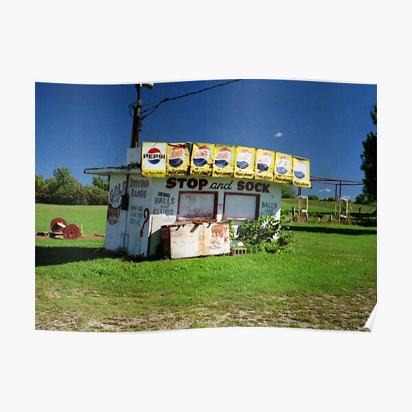"Golf Range Shack" Poster for Sale by TimothyRuf | Redbubble