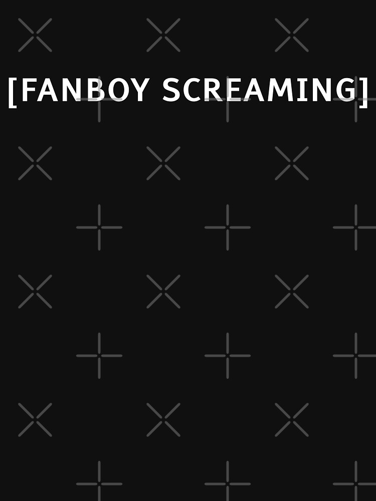 "Fanboy Screaming Funny Meme Costume Closed Captions and Subs" T-shirt ...