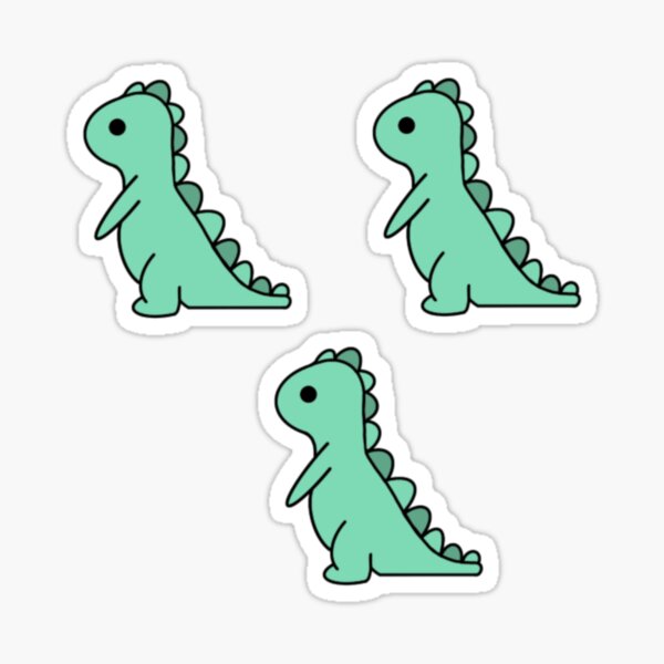 "Green Dinosaur Pack" Sticker for Sale by jessicaleah15 | Redbubble