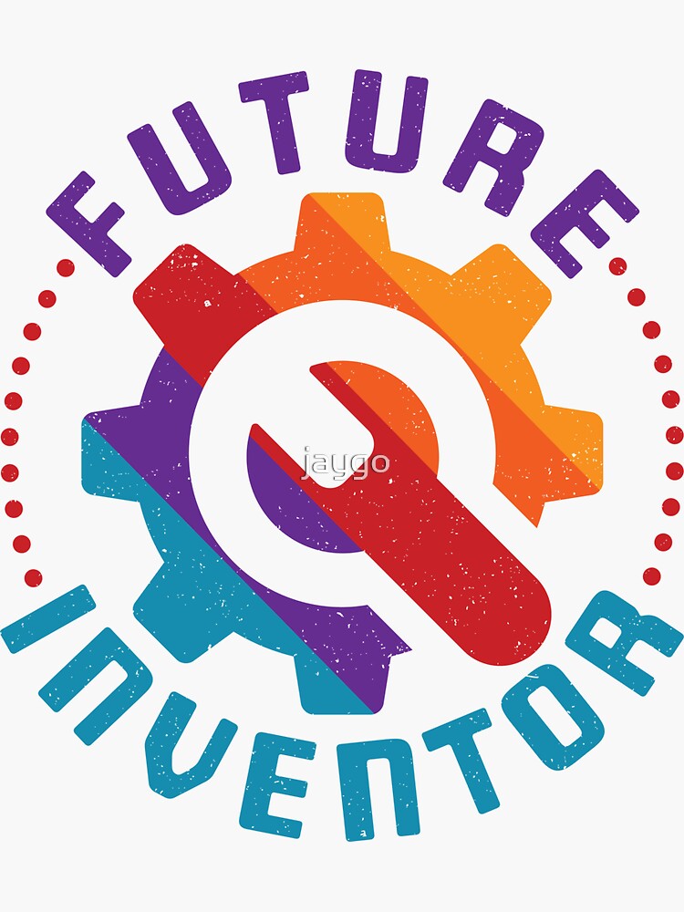 "Future Inventor Innovator Inventions" Sticker for Sale by jaygo ...