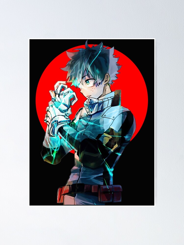 "my hero academia deku " Poster for Sale by stacie458 | Redbubble