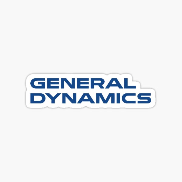 "BEST SELLER - General Dynamics Merchandise" Sticker for Sale by ...