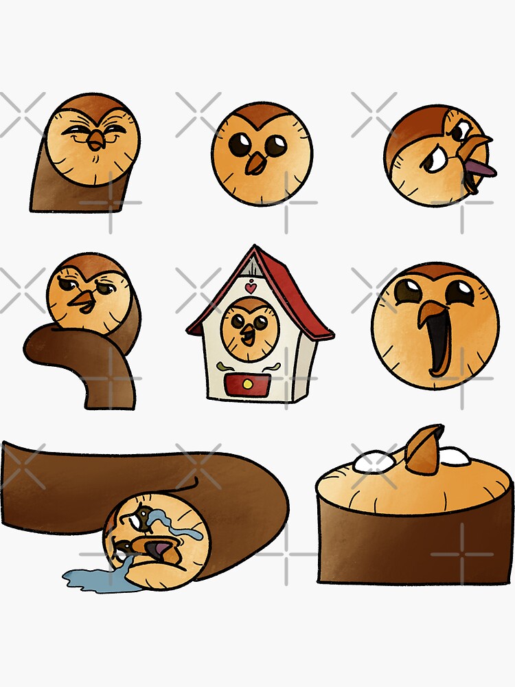 "Hooty Pack" Sticker for Sale by Fandomwhatnot | Redbubble