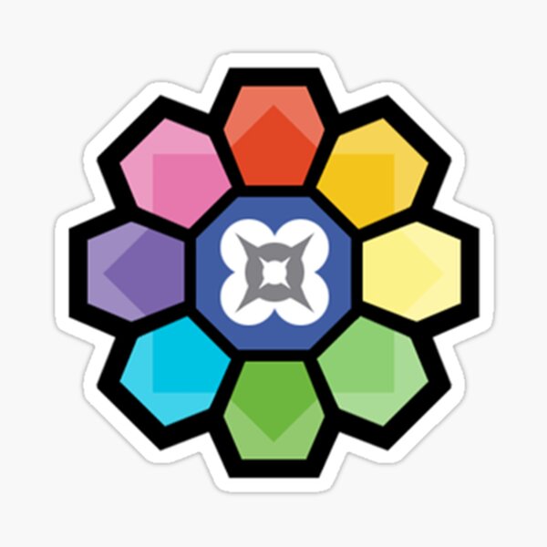 "The Rainbow Badge" Sticker for Sale by friedricksonmic | Redbubble