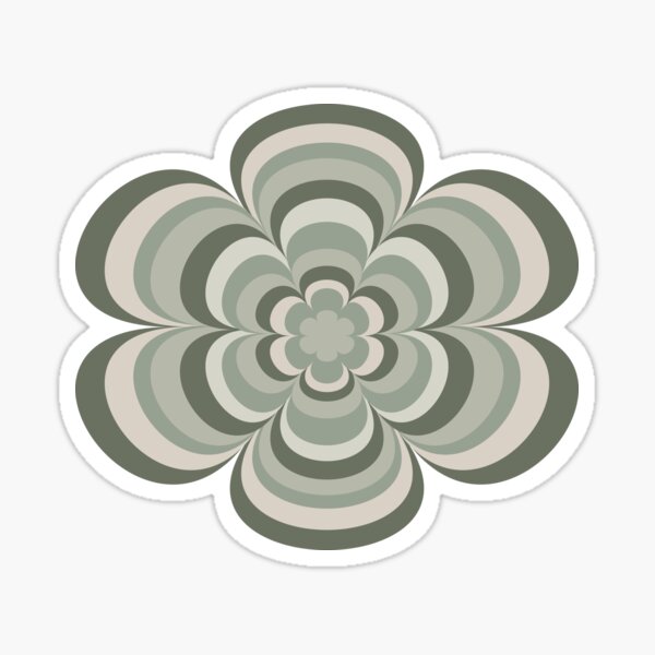 "sage green flower" Sticker for Sale by Northendesigns | Redbubble