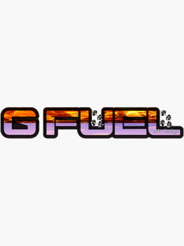 "G FUEL " Sticker for Sale by HalimBatr | Redbubble