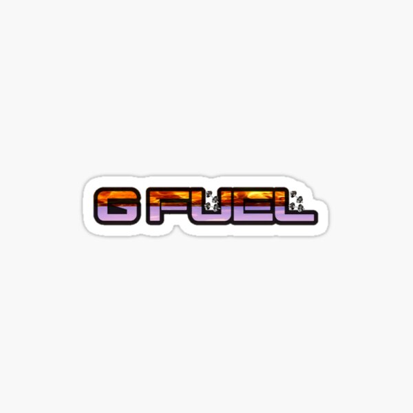 "G FUEL " Sticker for Sale by HalimBatr | Redbubble