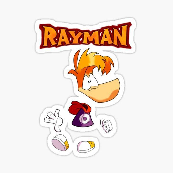 "Rayman" Sticker for Sale by MatrizGeek | Redbubble