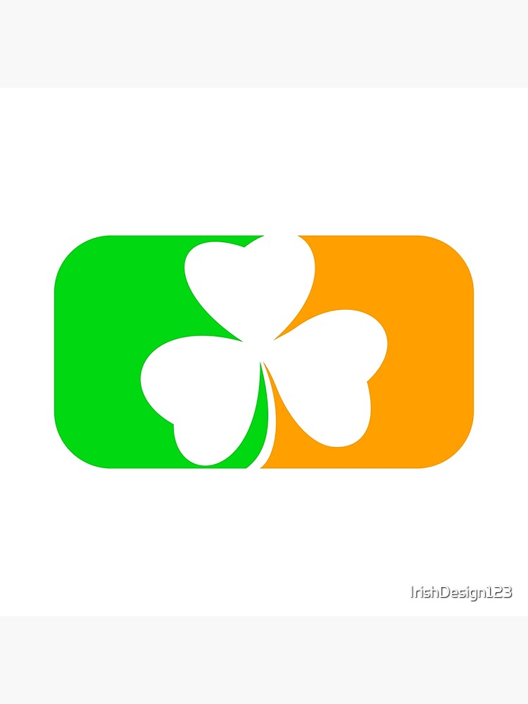 "Irish Shamrock Logo" Poster for Sale by IrishDesign123 | Redbubble