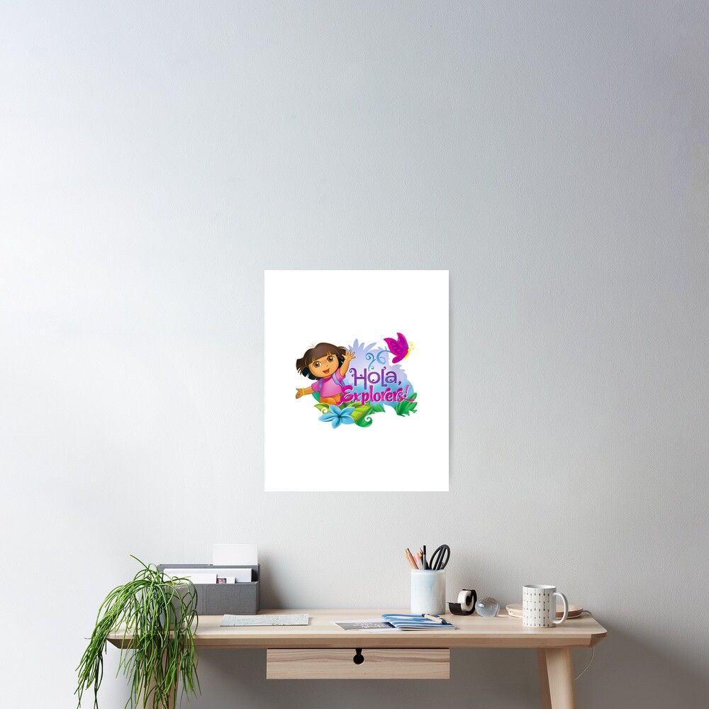 "Damen Nickelodeon Dora The Explorer Spring Butterfly" Poster von ...